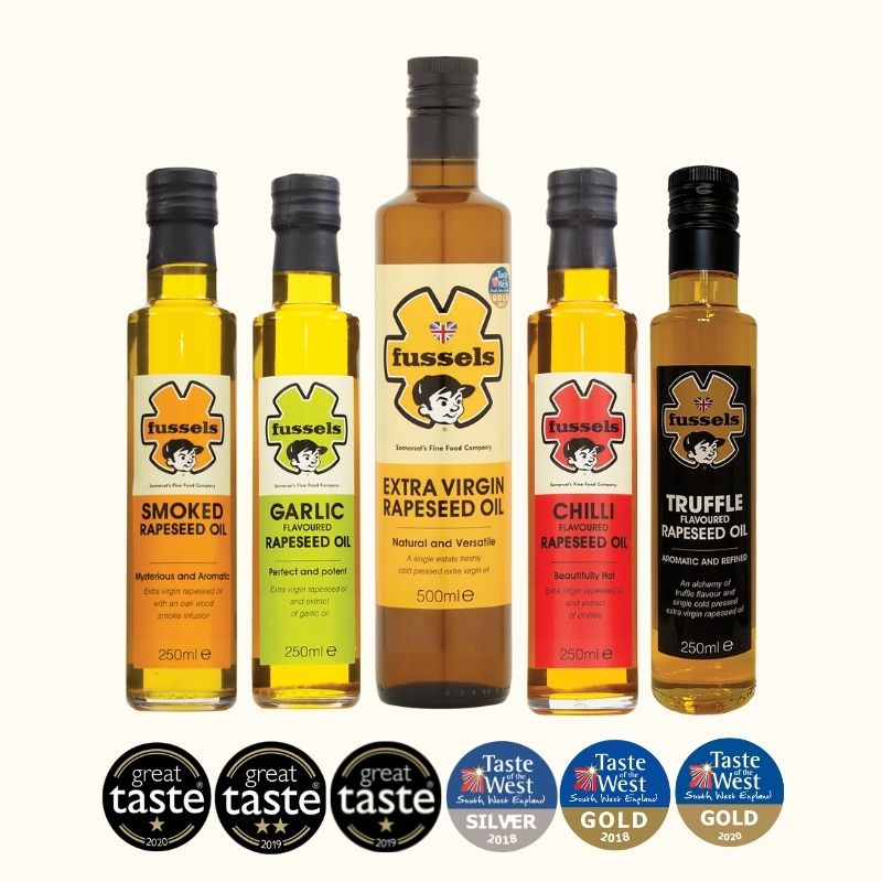 Fussels Cold Pressed Rapeseed Oil Awards Collection (Pack Of 5 ...